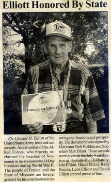 PFC Chester Harding Elliott